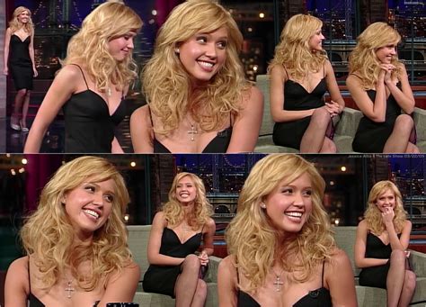 Naked Jessica Alba In Late Show With David Letterman