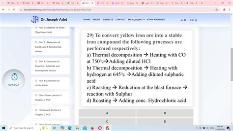 29 To Convert Yellow Iron Ore Into A Stable StudyX