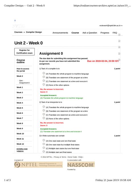 This Lectures Are Part Of Compiler Design Mcqs X Courses Compiler