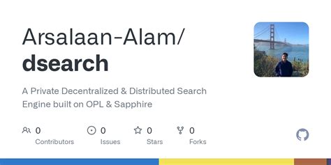 Github Arsalaan Alamdsearch A Private Decentralized And Distributed