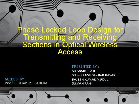 Phase Locked Loop Design For Transmitting And Receiving