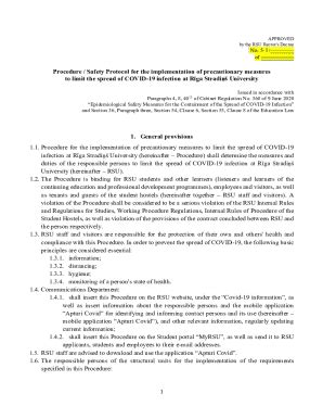 Fillable Online Application Of ISO IEC Guide To COVID Infection