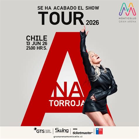 Ana Torroja Vuelve A Chile En 2026 Fecha Lugar Y Venta De Entradas