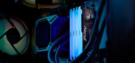 Kingston Fury™ Beast Ddr4 Rgb Bellek 8 Gb 128 Gb 2666 Mts 3733 Mts