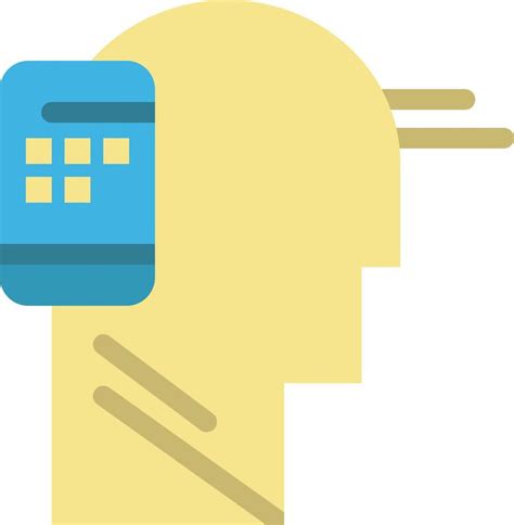 Communication Connected Human Mobile Mobility Flat Color Icon Vector Icon Banner Template