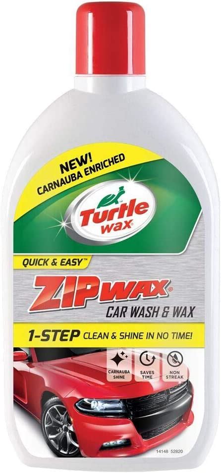 Turtle Wax 52820 Zip Wax Zip Wax Super Concentrated Car Wash Shampoo