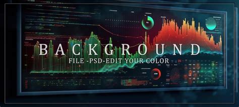 Premium Psd Digital Data Analysis And Chart Visualization