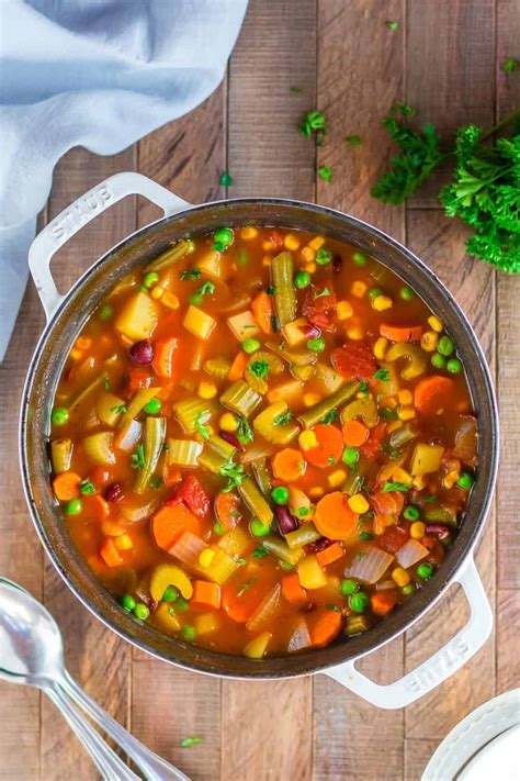 Simple Healthy Vegetable Soup At Roger Marino Blog