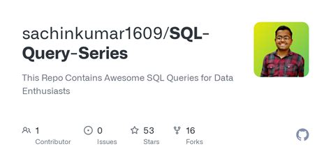 Github Sachinkumar Sql Query Series This Repo Contains Awesome