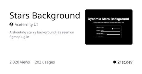 Stars Background St Dev The Npm For Design Engineers St