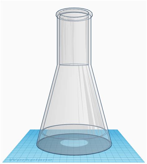 Large Erlenmeyer Flask By Julie Bowen Download Free Stl Model