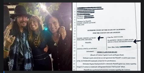 Autograph Founding Guitarist Steve Lynch Update To Fans “daniel Simoni And Marc Weiland Have