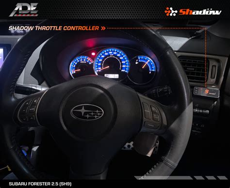 Shadow Throttle Controller On Subaru Forester 2 5 Sh9 Car