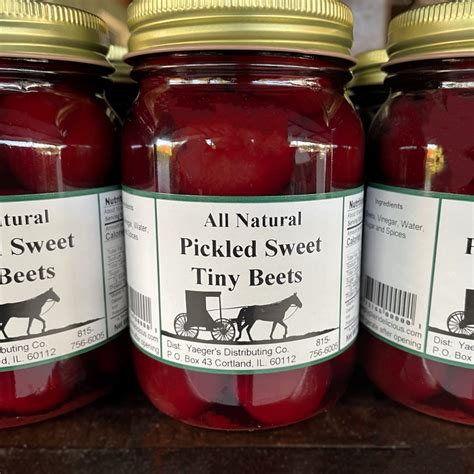 Pickled Sweet Tiny Beets Yaegers Amish Pantry South Naples Citrus
