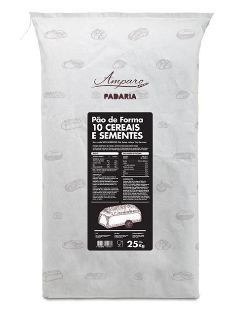 Pão de Forma Cereais e Sementes Farinha Amparo