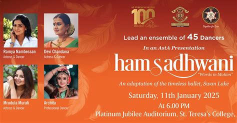 ശതാബ്ദി നിറവിൽ സെന്റ് തെരേസാസ് നൃത്ത സംഗീത സമന്വയവുമായി ‘ഹംസധ്വനി Hamsadhwani