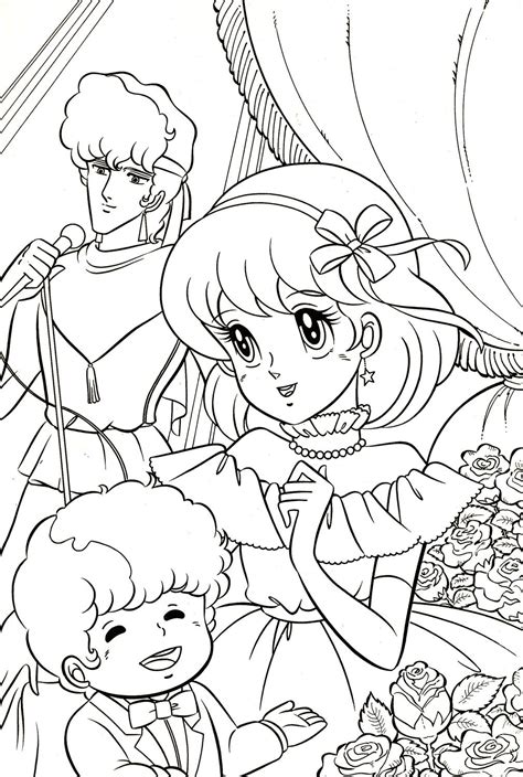 Pin De Marjolaine Grange En Coloriage Shojo Dibujos Para Colorear