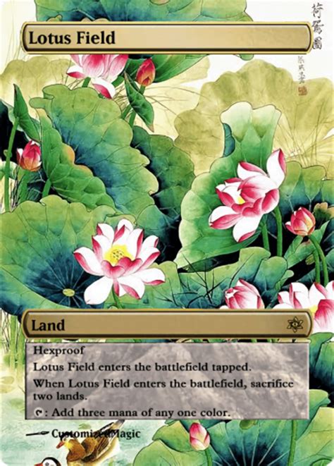 Lotus Field Magic The Gathering Proxy Cards