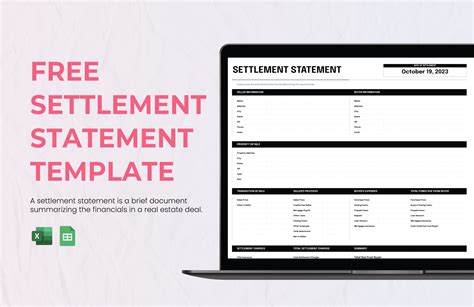 Settlement Statement Real Estate Template At Robert Seitz Blog