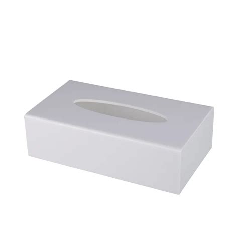 Oem Available Hotel Cutzomized Arylic Rectangular Paper Box Cover Tissue Box