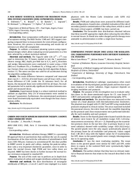 Pdf Carbon And Oxigen Minibeam Radiation Therapy A Monte Carlo