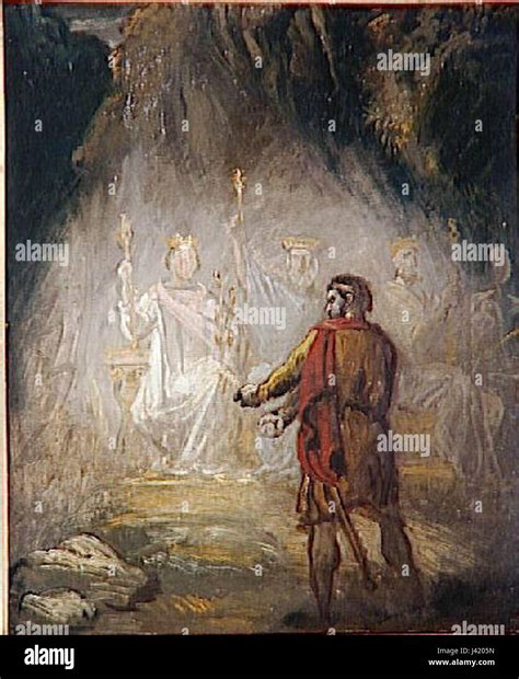 The Macbeth Apparition By ThÃ©odore ChassÃ©riau Depicts A Key Scene From Shakespeares