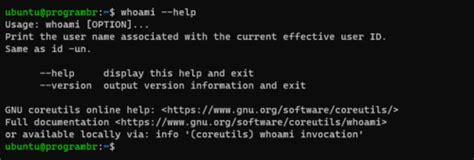 Whoami Command In Linuxunix Uses Of Whoami Command With Example