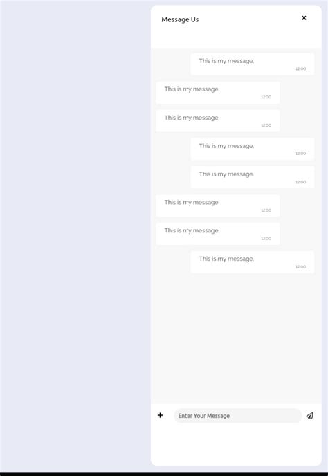 Chatbot Template Using Html And Css