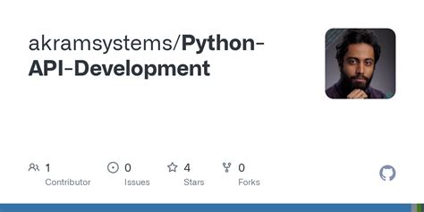github akramsystems python api development