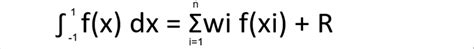 Gauss Legendre Numerical Integration