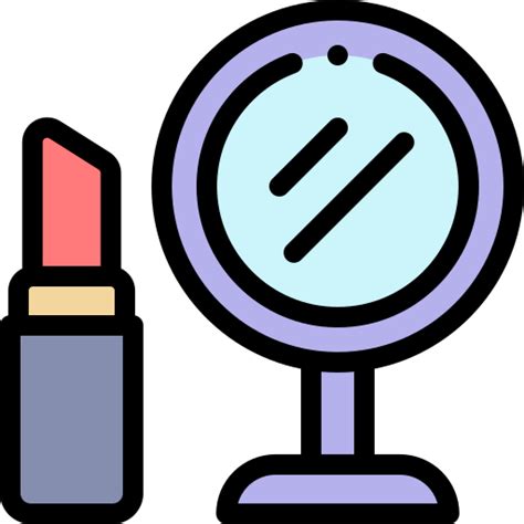 Makeup Detailed Rounded Lineal Color Icon