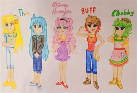 Chibi Body Types Vocagals By Cinnamonloid 18 On Deviantart