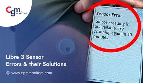 Freestyle Libre 3 Sensor Error S Cgm Monitors