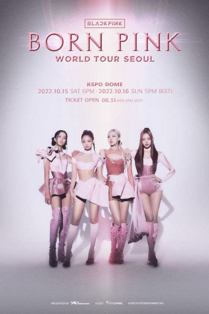 Concierto «blackpink World Tour Born Pink Seúl Korean Kulture