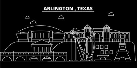Texas Map Arlington Vector Images 31