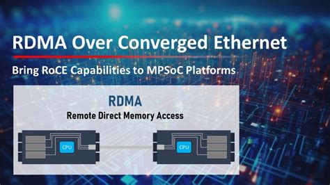 Bring Roce Capabilities To Zynq Ultrascale Mpsoc Development Kit