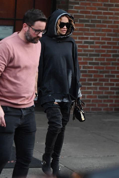 Rita Ora In Thigh High Boots Bowery Hotel In Manhattan 01302023