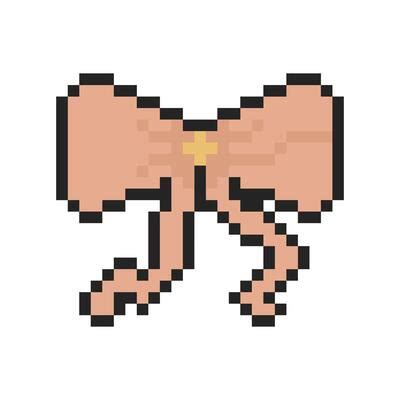 Pixel Bow Vector Art Icons And Graphics For Free Download