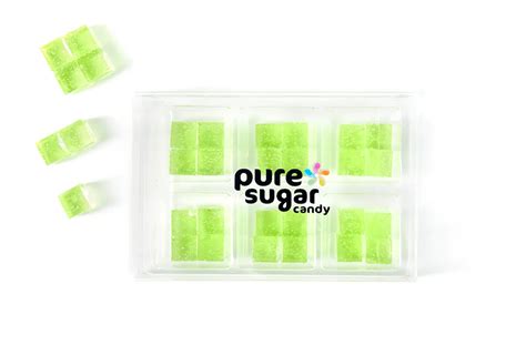 Pure Sugar Candy Pear Candy Cubes Candy Warehouse