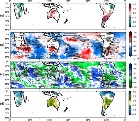 A Correlation Field Between Filtered Maximum Covariance Analysis Sea Download Scientific