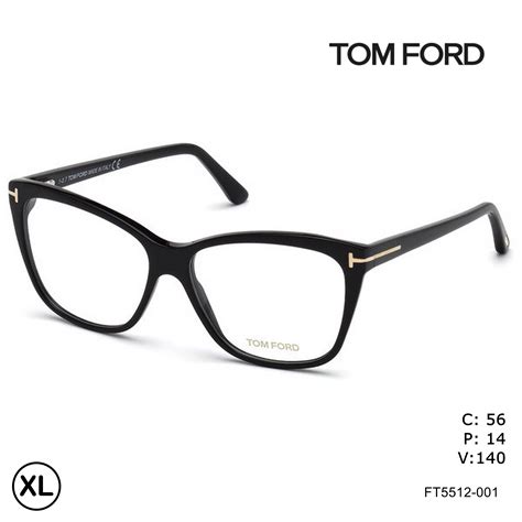 Tom Ford Optical Frame Shiny Black Best Designers Inc