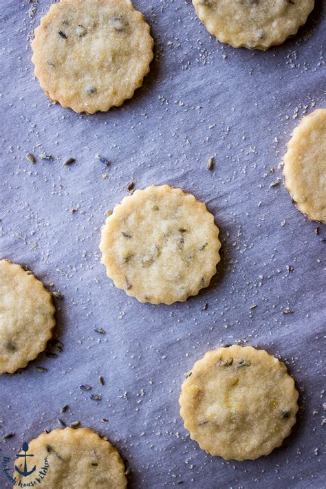 Lemon Lavender Shortbread Cookies The Beach House Kitchen
