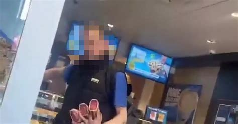 Man Walks Out Of Greggs With Handfuls Of Food After Allegedly Not