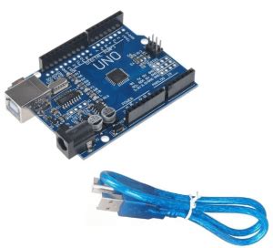 Placa UNO R3 SMD ATmega328P Cabo USB Arduino Compatível