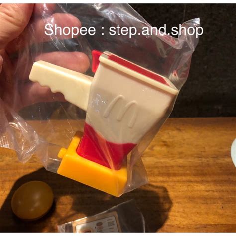 Jual Mcd Happy Meal Playset Sauce Dispenser Burger Set Limited Edition Shopee Indonesia
