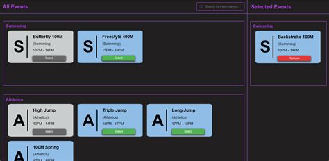 Github Ashish2194sports Events Dashboard A Reactjs Web App Which