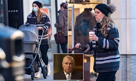 Prince Andrew Sex Case Princess Beatrice Is Spotted Drinking Coffee Daily Mail Online