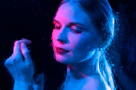 Premium Ai Image Woman In Vr Glasses Modern Imaging Technology