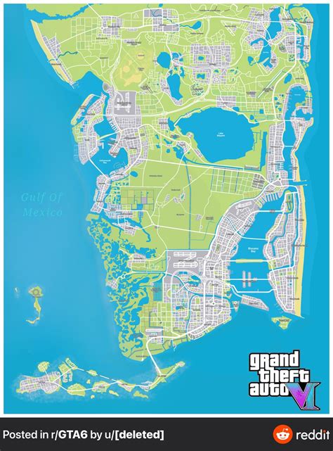My Version Of The Grand Theft Auto 6 Map Rgta6