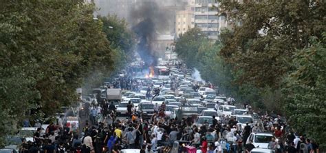 Iran Protests Western Stance On Mass Protests Over Womans Death